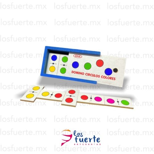 Domino circulo de colores - Los Fuerte Artesanías